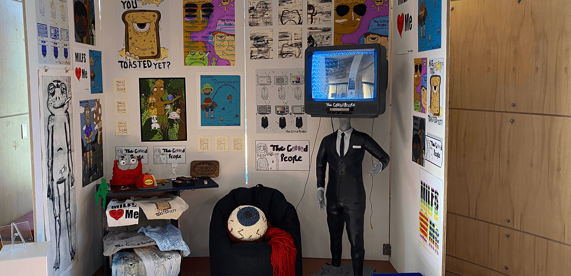 TV Head Guy: From Digital Sketch to Life-Sized Installation - Rhino3Dzine